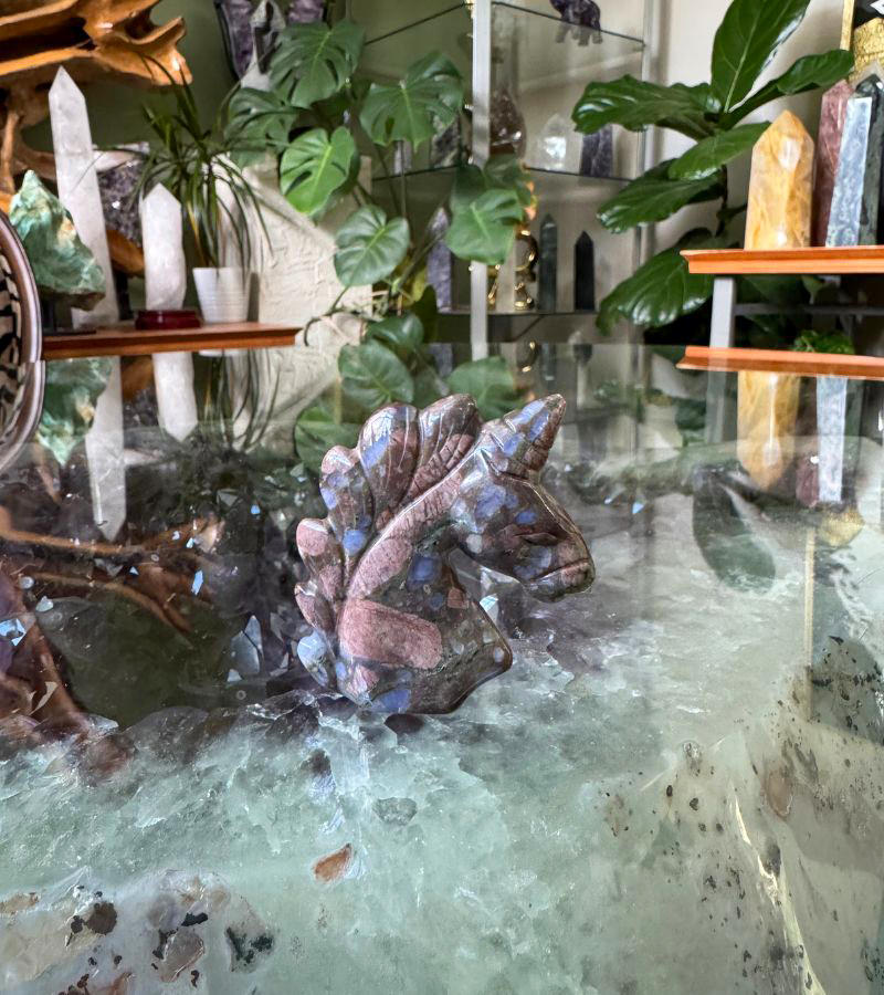 Lianite "Que Sera Stone" Unicorns • The Secret Door Crystal Shops
